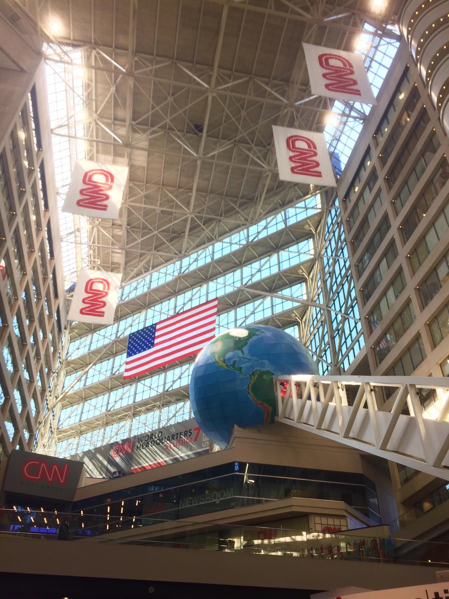 CNN headquarters in atlanta, georgia, taken by past fellow Michael ...